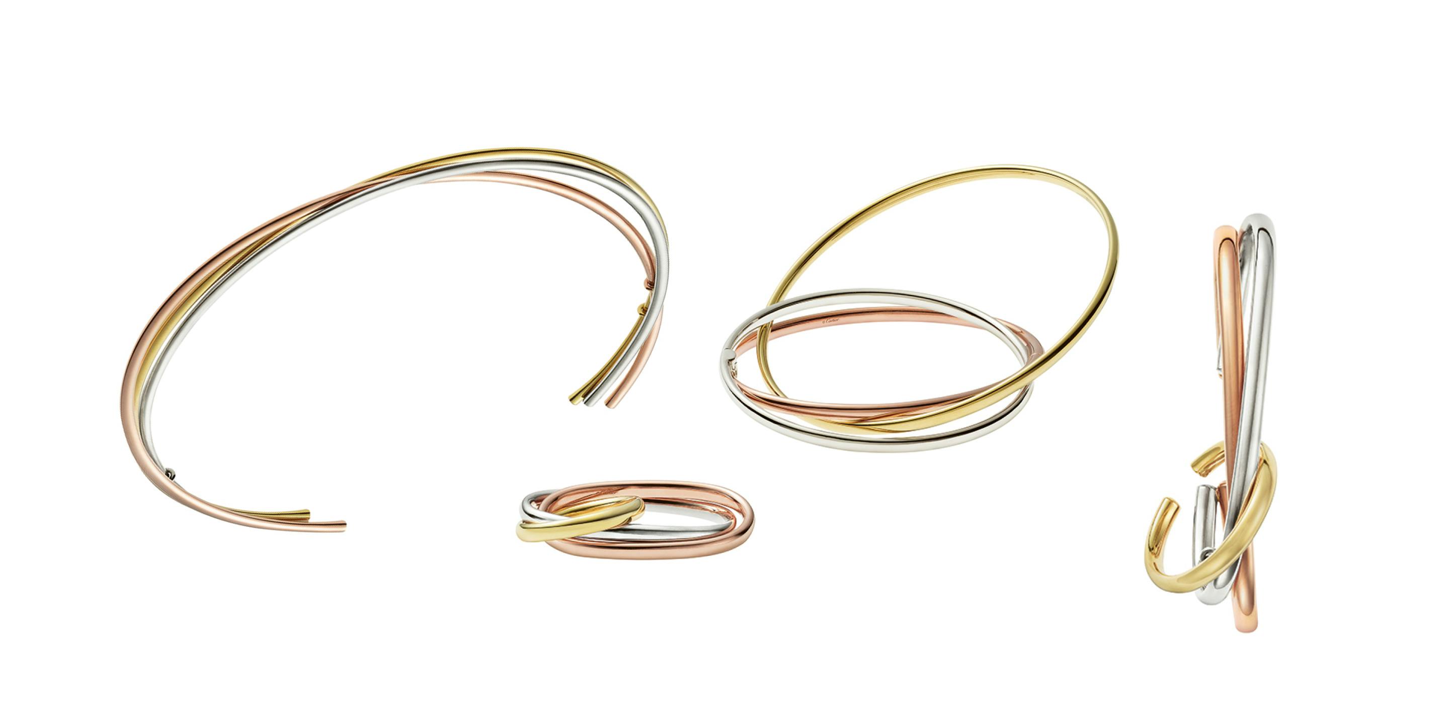 THE TRINITY RING IS THE STAR OF AN EPHEMERAL COLLECTION